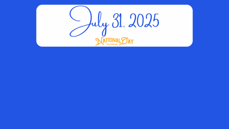 JULY 31, 2025 | NATIONAL CHILI DOG DAY | NATIONAL AVOCADO DAY ...