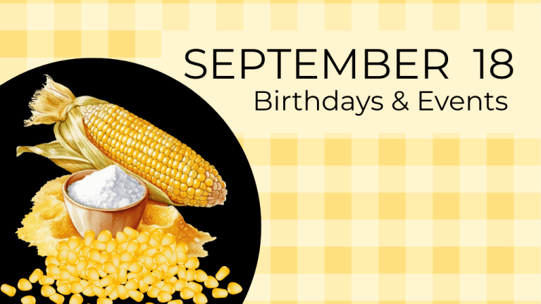 SEPTEMBER 18 | Birthdays and Events - National Day Calendar