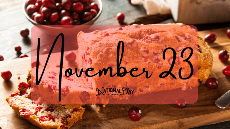 NOVEMBER 23 | Birthdays and Events - National Day Calendar