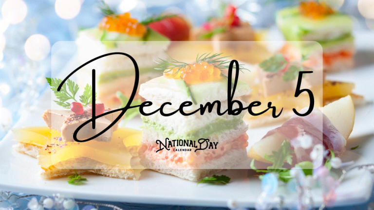 DECEMBER 5 | Birthdays and Events - National Day Calendar