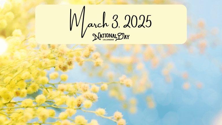 MARCH 3, 2025 | NATIONAL I WANT YOU TO BE HAPPY DAY | NATIONAL SOUP IT ...