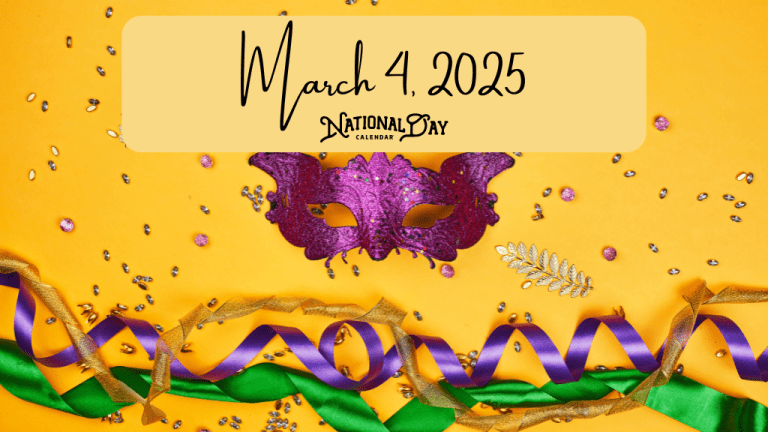 MARCH 4, 2025 | NATIONAL SONS DAY | MARCHING MUSIC DAY | NATIONAL ...