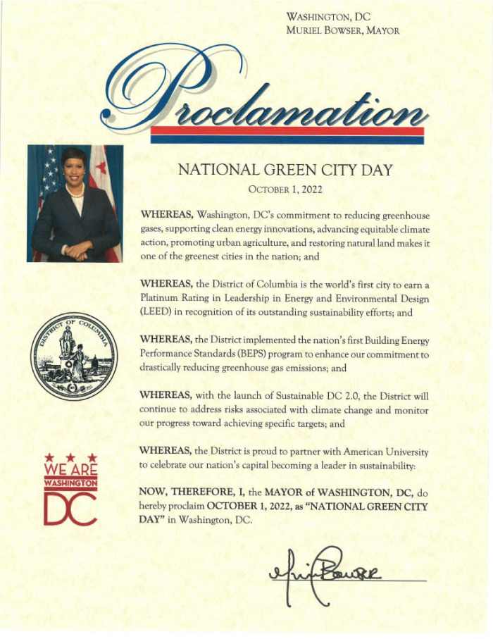 NATIONAL GREEN CITY DAY | October 1 - National Day Calendar