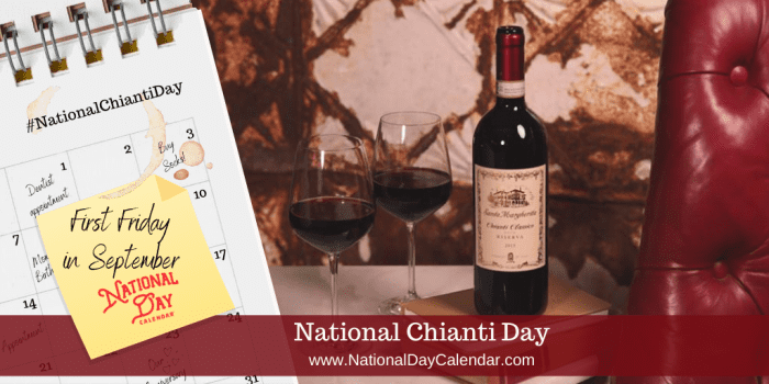 NEW DAY PROCLAMATION | NATIONAL CHIANTI DAY - First Friday in September ...