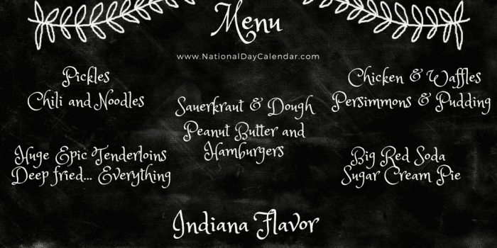 NATIONAL INDIANA DAY - November 16 - National Day Calendar