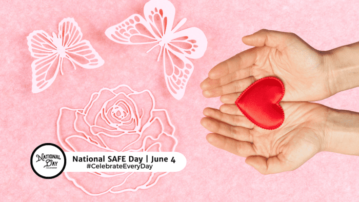 JUNE 4, 2024 | NATIONAL CHEESE DAY | NATIONAL SAFE DAY | NATIONAL CLEAN ...