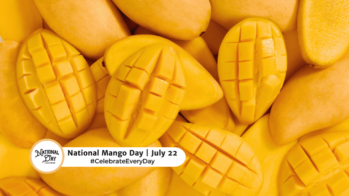 JULY 22, 2024 | NATIONAL HAMMOCK DAY | NATIONAL MANGO DAY | NATIONAL PENUCHE FUDGE DAY ...