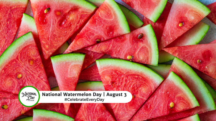 August 3, 2024, on the National Day Calendar® - National Day Calendar