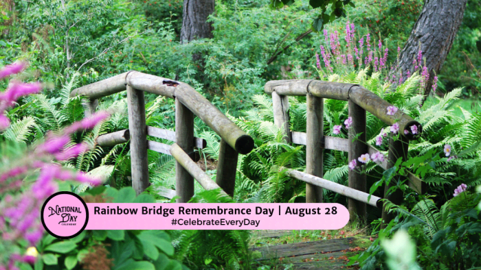 AUGUST 28, 2025 | RAINBOW BRIDGE REMEMBRANCE DAY | NATIONAL THOUGHTFUL ...