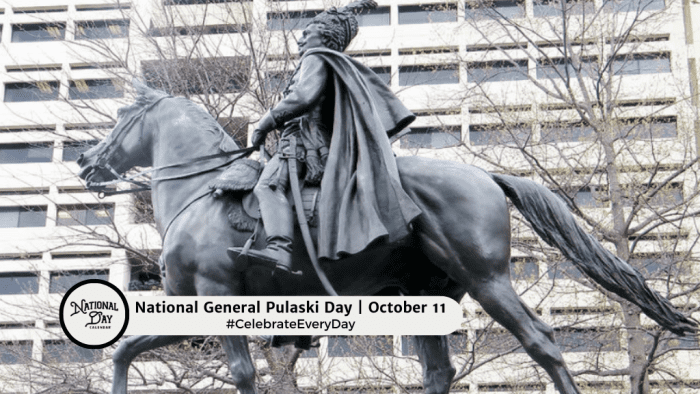 OCTOBER 11, 2024 | NATIONAL SAUSAGE PIZZA DAY | GENERAL PULASKI ...