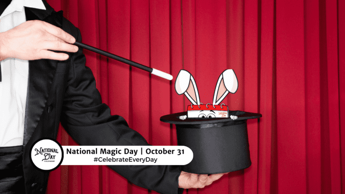 OCTOBER 31, 2024 | HALLOWEEN | NATIONAL DOORBELL DAY | NATIONAL CARAMEL ...