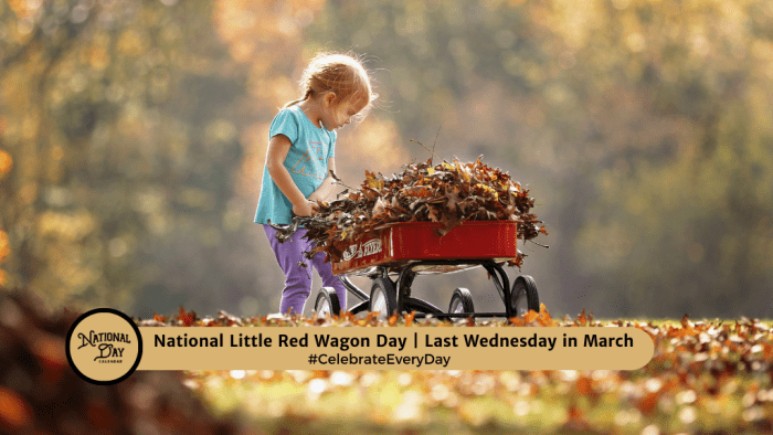 MARCH 26, 2025 | MANATEE APPRECIATION DAY | NATIONAL LITTLE RED WAGON ...