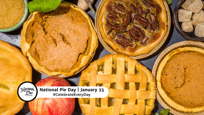 JANUARY 23, 2026 | NATIONAL PIE DAY | SECURITY TECHNICIAN DAY ...