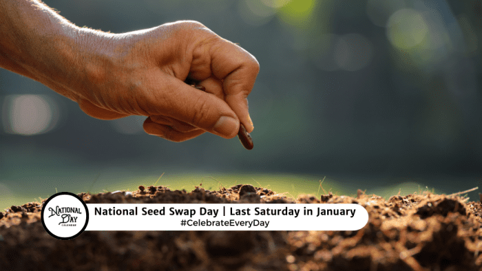 JANUARY 27, 2024 | NATIONAL CHOCOLATE CAKE DAY | NATIONAL SEED SWAP DAY ...