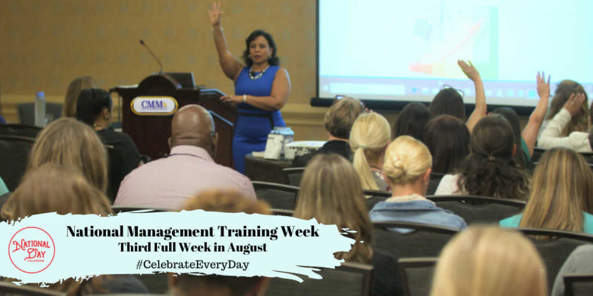 NATIONAL MANAGEMENT TRAINING WEEK - Third Full Week in August ...