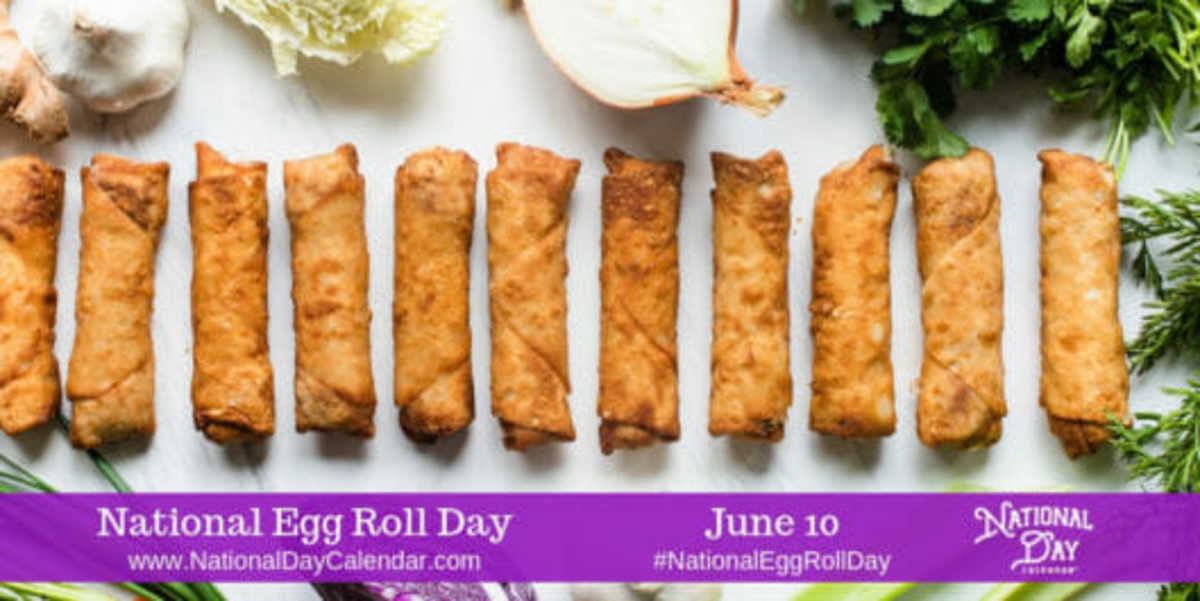 MEDIA ALERT | NATIONAL EGG ROLL DAY - June 10 - National Day Calendar