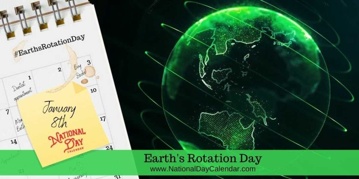 EARTH'S ROTATION DAY - January 8 - National Day Calendar