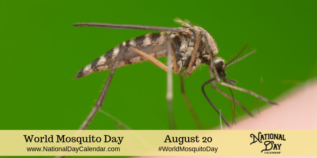WORLD MOSQUITO DAY - August 20 - National Day Calendar