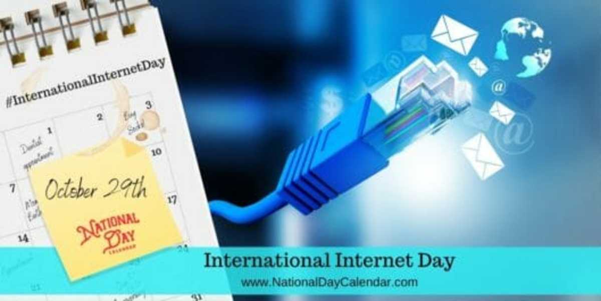 INTERNATIONAL INTERNET DAY - October 29 - National Day Calendar