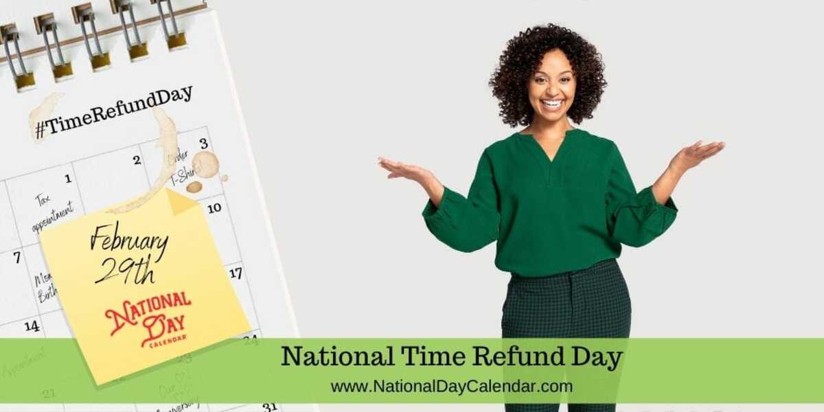MEDIA ALERT | NEW DAY PROCLAMATION | NATIONAL TIME REFUND DAY ...