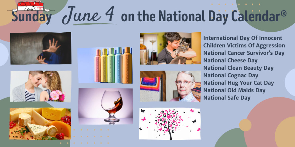 JUNE 4, 2023 | NATIONAL SAFE DAY | NATIONAL HUG YOUR CAT DAY | NATIONAL ...