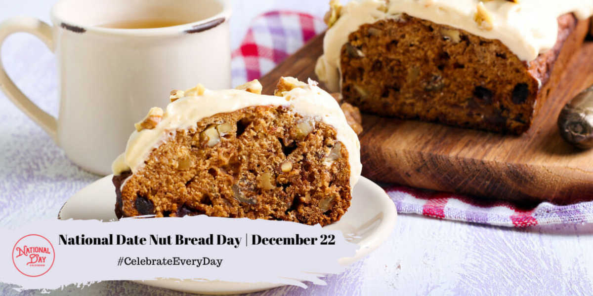 DECEMBER 22, 2022 | NATIONAL RE-GIFTING DAY | NATIONAL DATE NUT BREAD ...