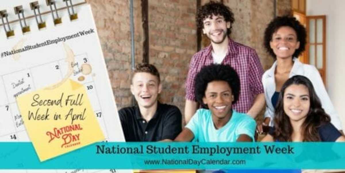 NATIONAL STUDENT EMPLOYMENT WEEK - Second Full Week in April - National ...