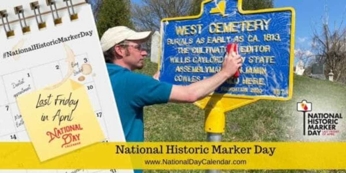 NEW DAY PROCLAMATION | NATIONAL HISTORIC MARKER DAY - Last Friday in ...