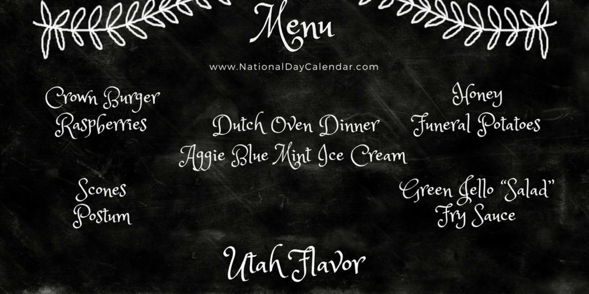 NATIONAL UTAH DAY - May 31 - National Day Calendar