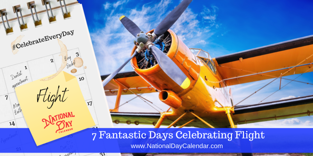 7 FANTASTIC DAYS CELEBRATING FLIGHT - National Day Calendar