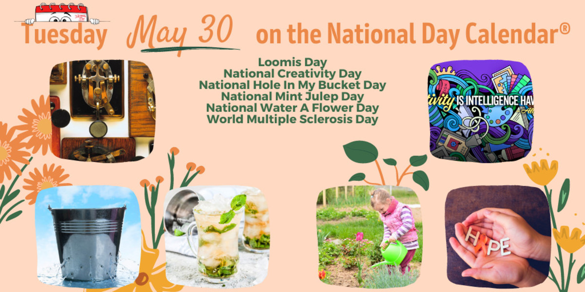 MAY 30, 2023 | NATIONAL CREATIVITY DAY | WORLD MULTIPLE SCLEROSIS DAY ...