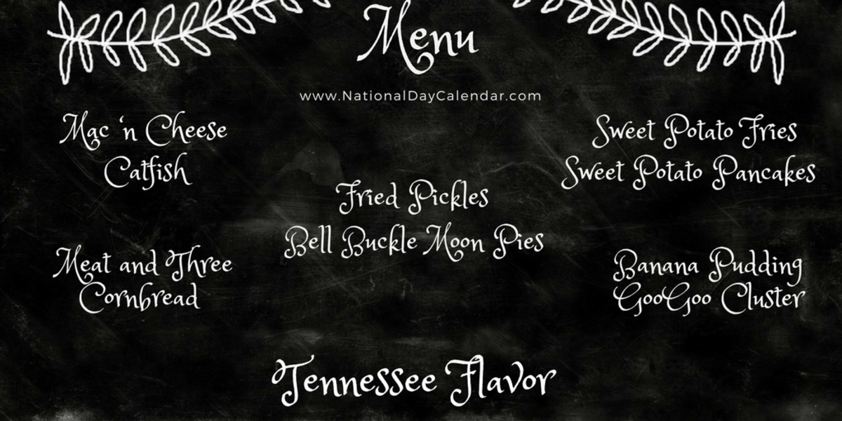 NATIONAL TENNESSEE DAY - October 26 - National Day Calendar