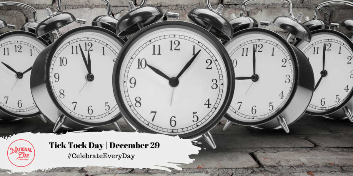 DECEMBER 29, 2022 | TICK TOCK DAY | NATIONAL PEPPER POT DAY - National ...