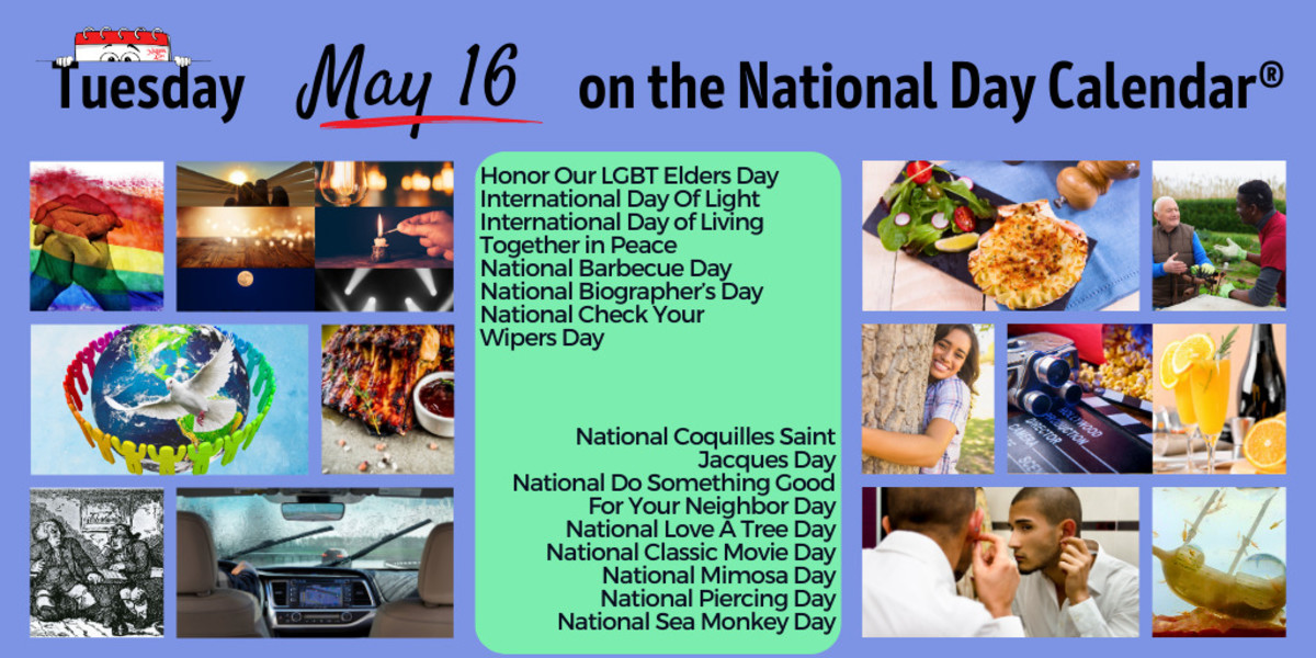 MAY 16, 2023 | NATIONAL BARBECUE DAY | NATIONAL LOVE A TREE DAY ...