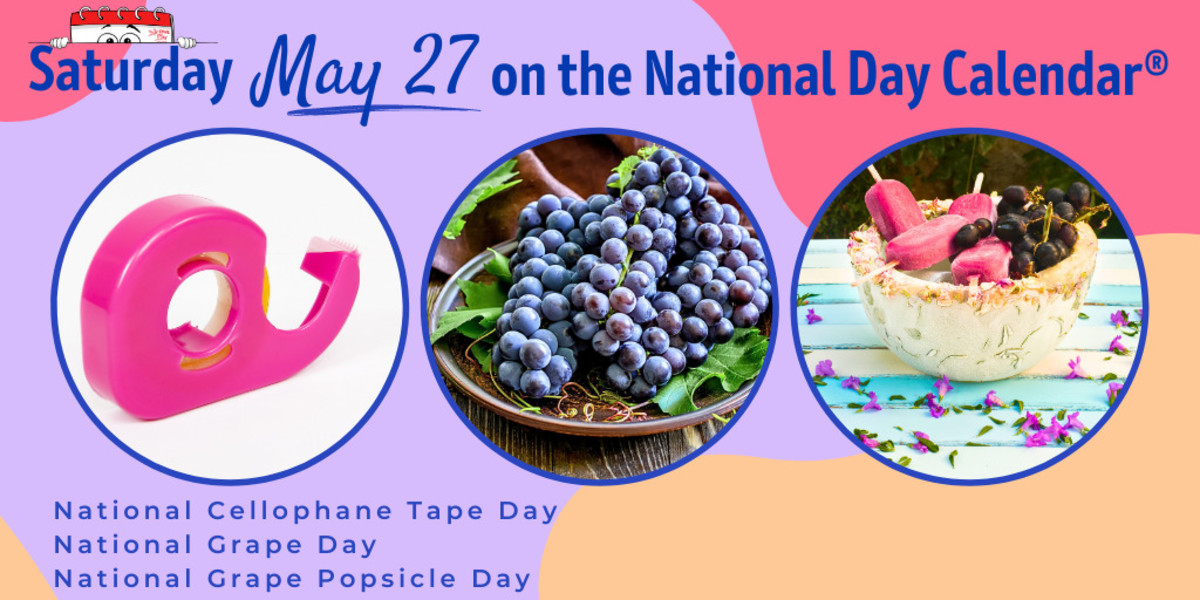 MAY 27, 2023 | NATIONAL GRAPE DAY | NATIONAL GRAPE POPSICLE DAY ...