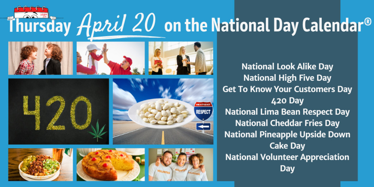 APRIL 20, 2023 | NATIONAL HIGH FIVE DAY | 420 DAY | GET TO KNOW YOUR ...