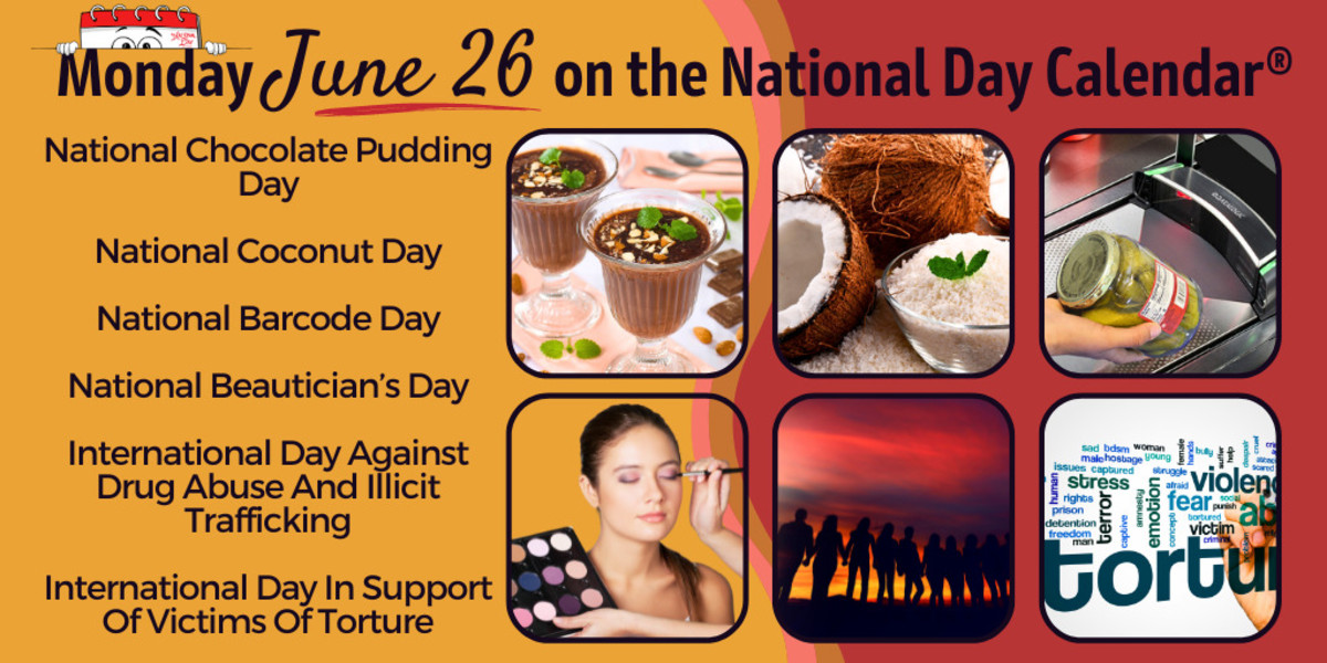June 26 2023 National Chocolate Pudding Day National Beauticians