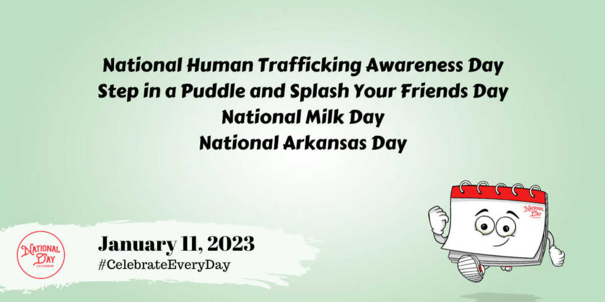 JANUARY 11, 2023 | NATIONAL HUMAN TRAFFICKING AWARENESS DAY | NATIONAL ...