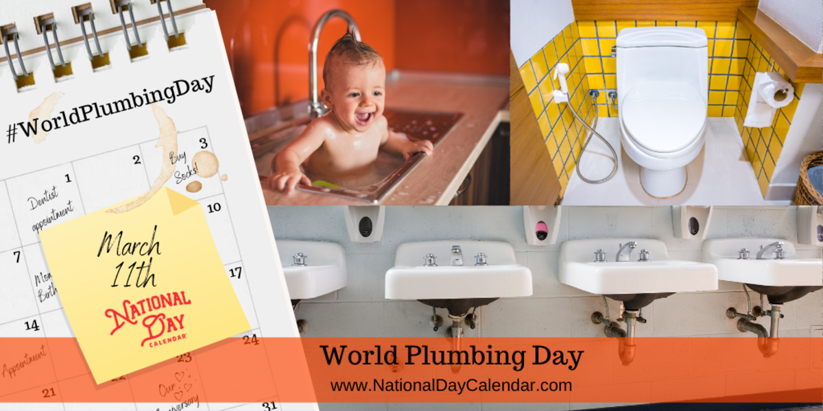 WORLD PLUMBING DAY - March 11 - National Day Calendar
