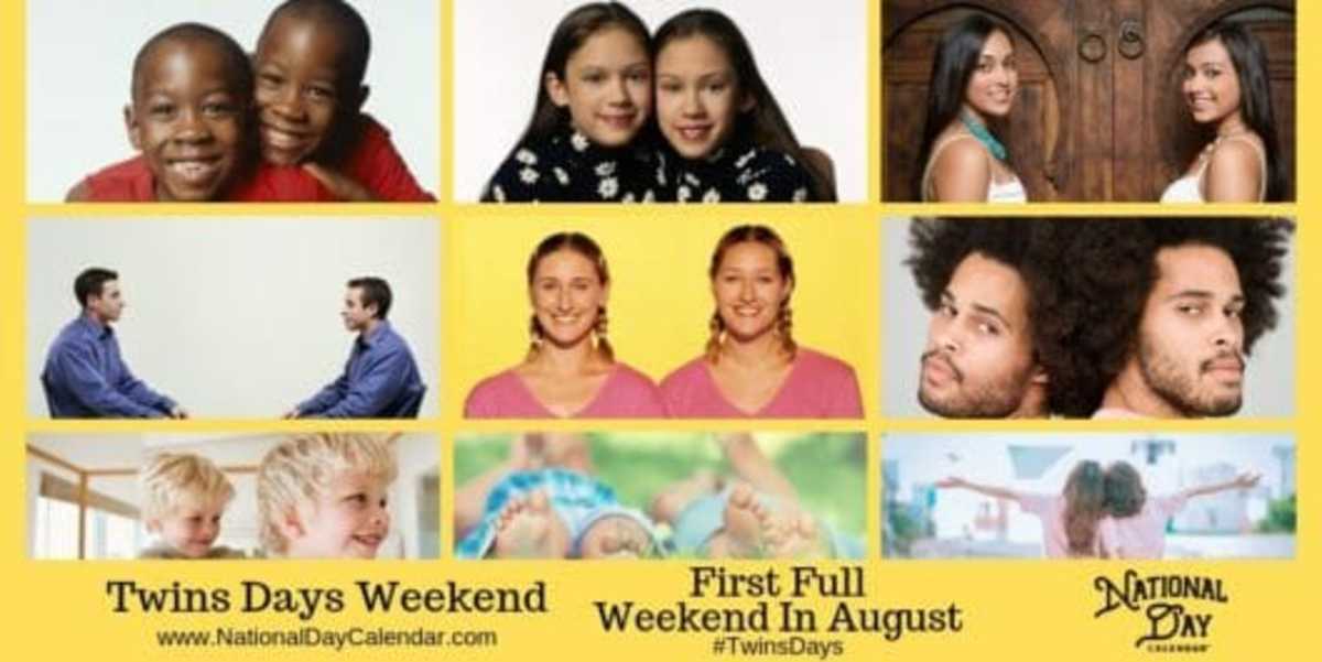 TWINS DAYS WEEKEND - First Full Weekend in August - National Day Calendar