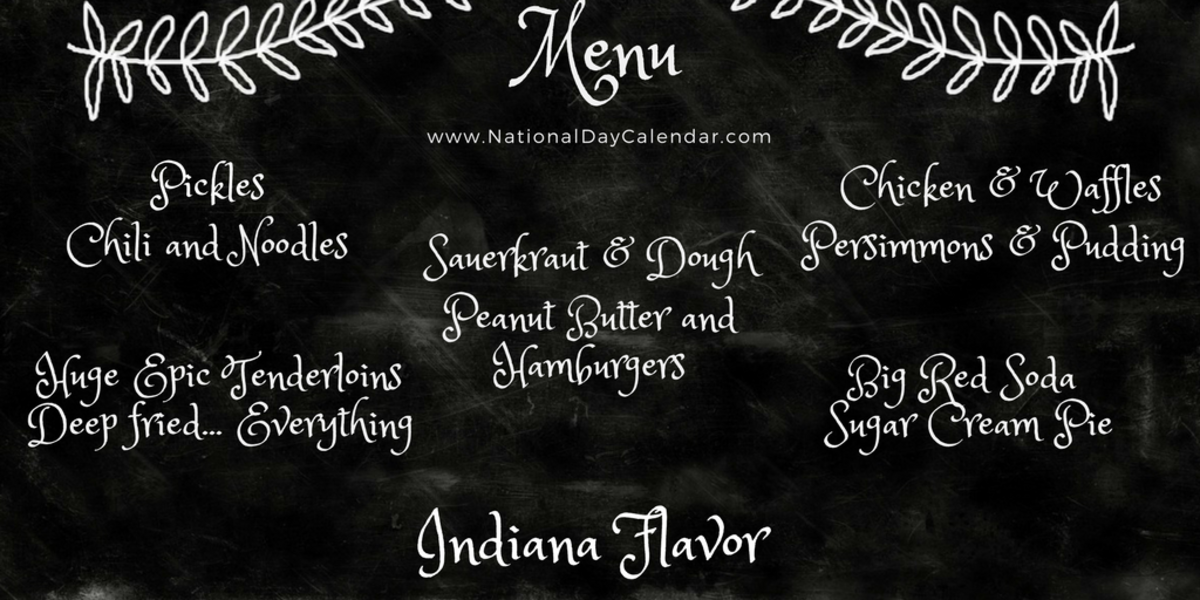 NATIONAL INDIANA DAY - November 16 - National Day Calendar