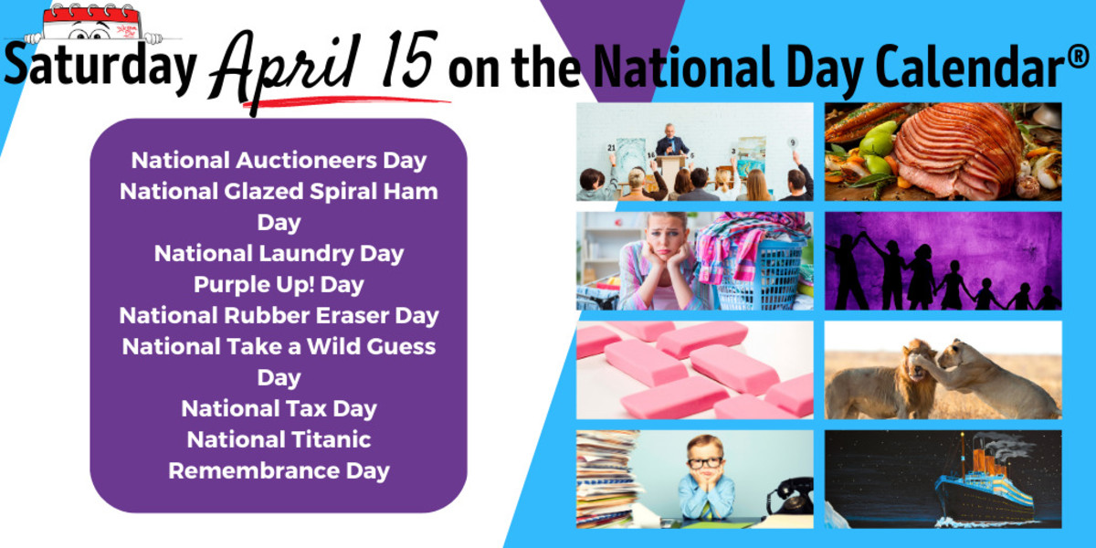 APRIL 15, 2023 | PURPLE UP! DAY | NATIONAL TITANIC REMEMBRANCE DAY ...