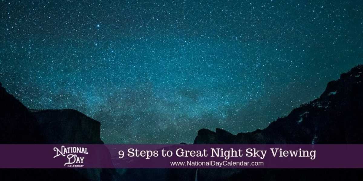 9 STEPS TO GREAT NIGHT SKY VIEWING - National Day Calendar
