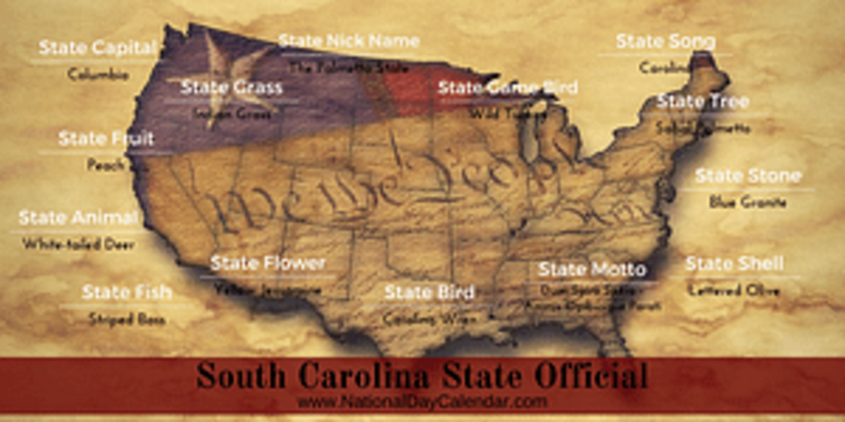 NATIONAL SOUTH CAROLINA DAY - August 31 - National Day Calendar