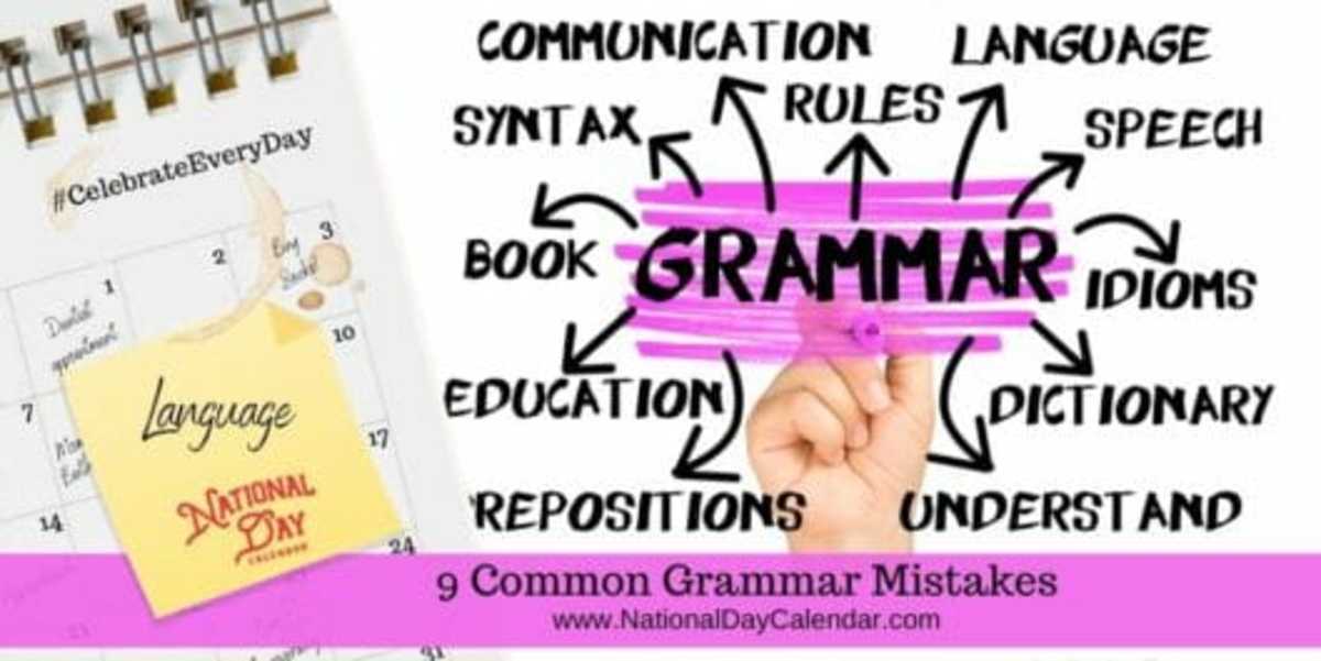 9 COMMON GRAMMAR MISTAKES - National Day Calendar