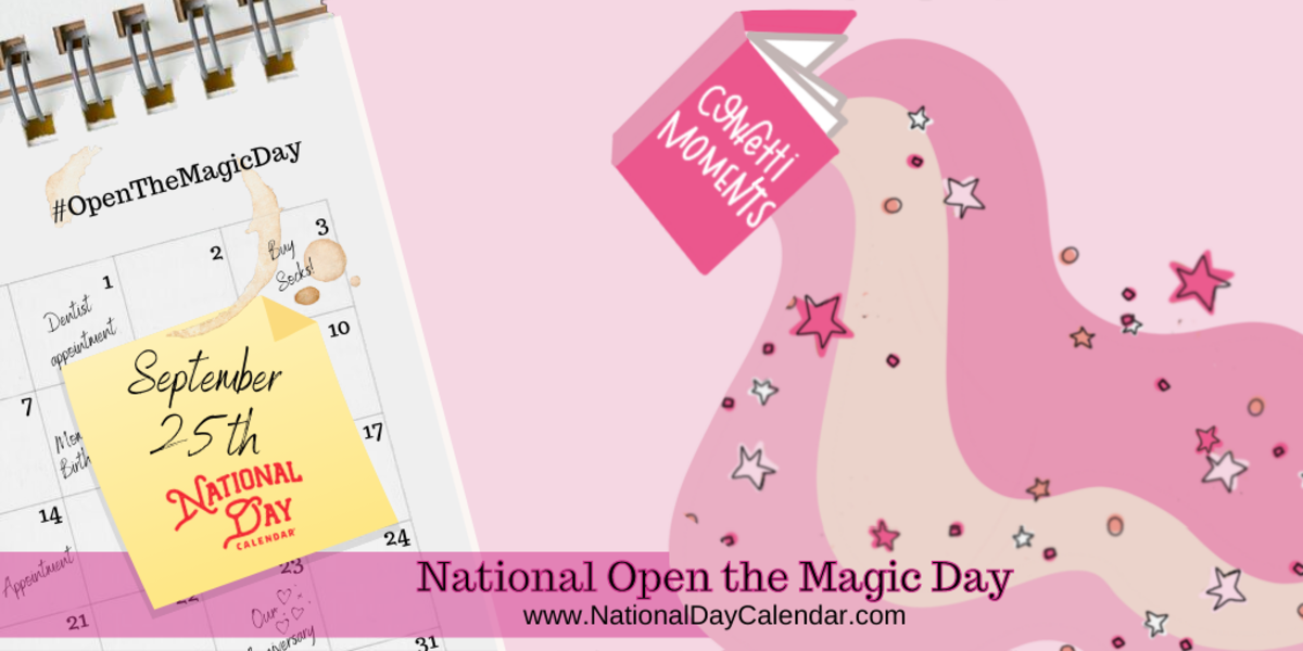 NEW DAY PROCLAMATION | OPEN THE MAGIC DAY - September 25 - National Day ...