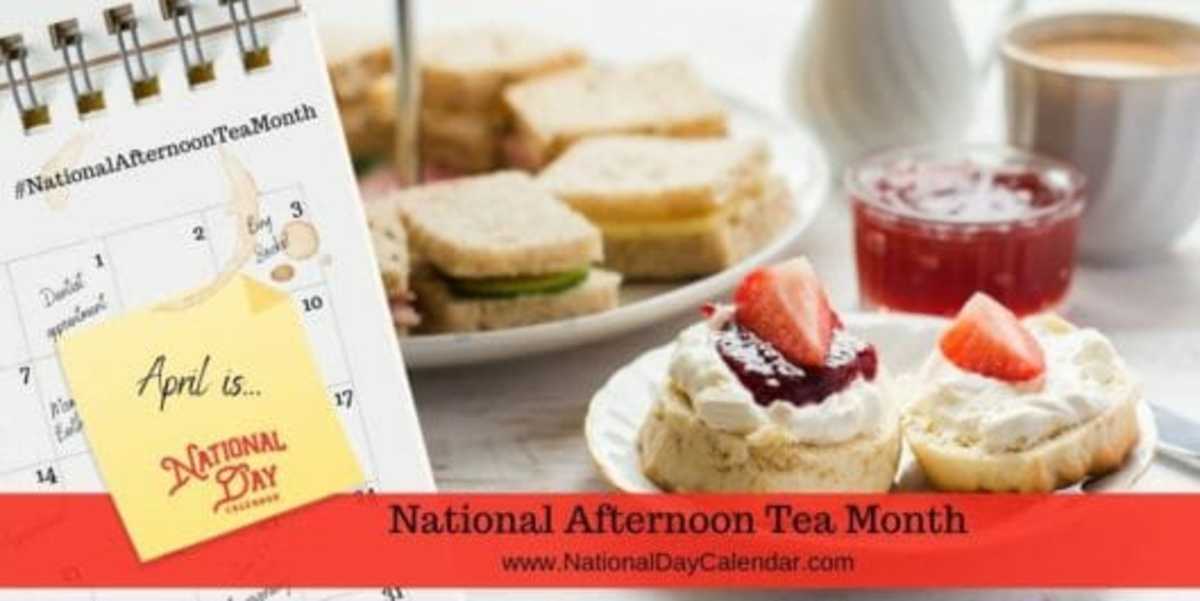 NEW MONTH PROCLAMATION | NATIONAL AFTERNOON TEA MONTH - April ...