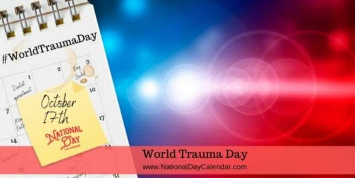 WORLD TRAUMA DAY - October 17 - National Day Calendar