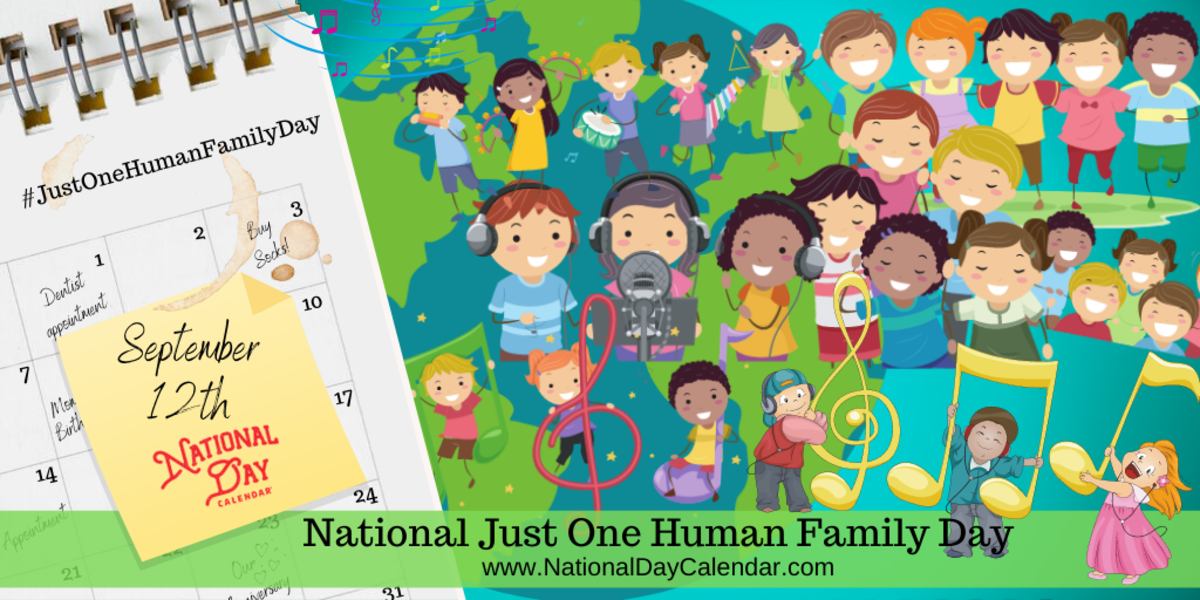 NEW DAY PROCLAMATION | NATIONAL JUST ONE HUMAN FAMILY DAY - September ...