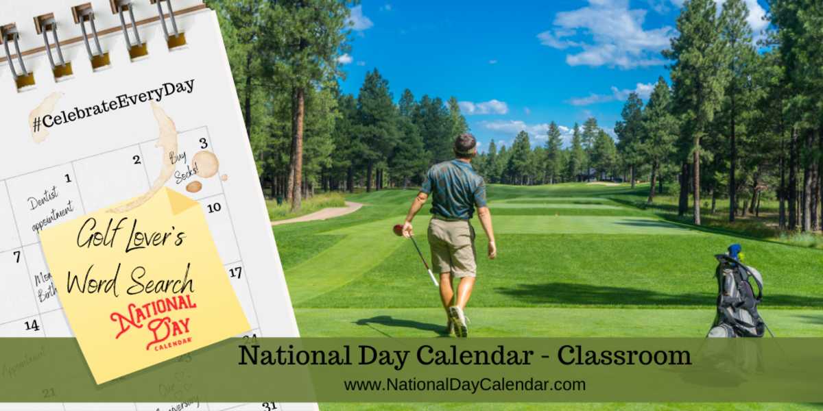 Golf Lover's Word Search - National Day Calendar
